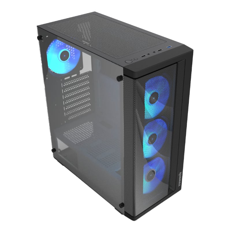 Raidmax X922 ATX ARGB Gaming Chassis – Black – Justek